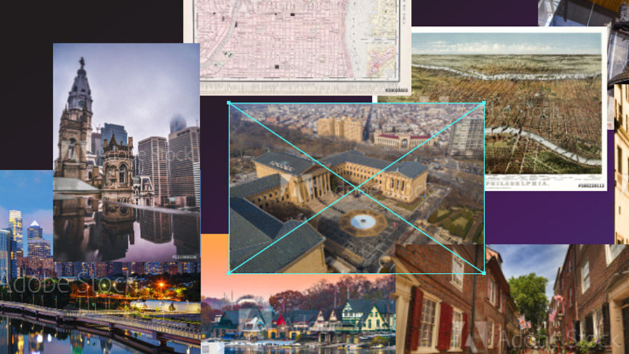 How to create a collage poster with 3d effect