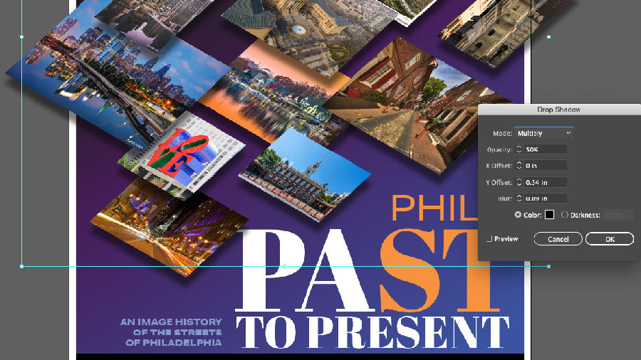 How to create a collage poster with 3d effect