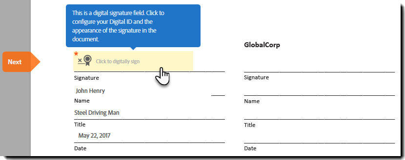 Use digital signatures