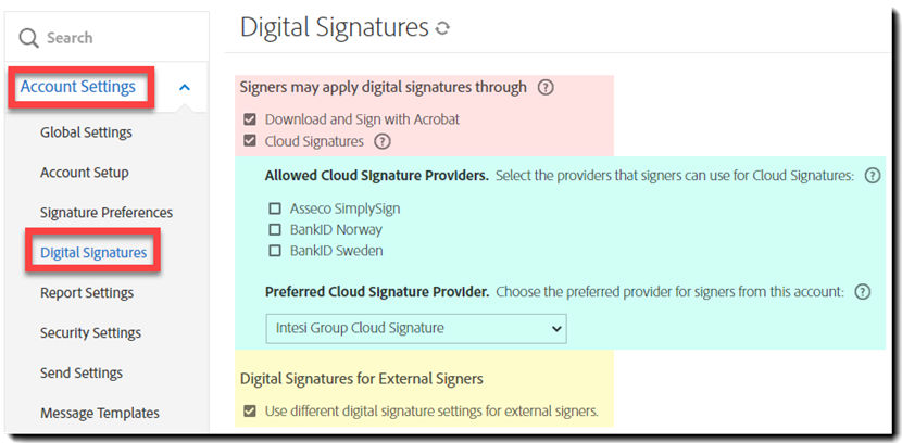Use digital signatures