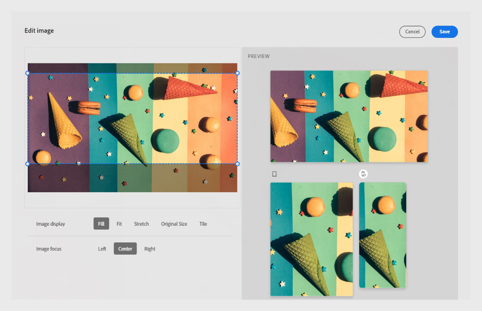 How to edit the background image on a slide in Adobe Captivate