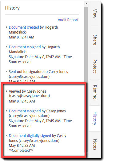 Use digital signatures