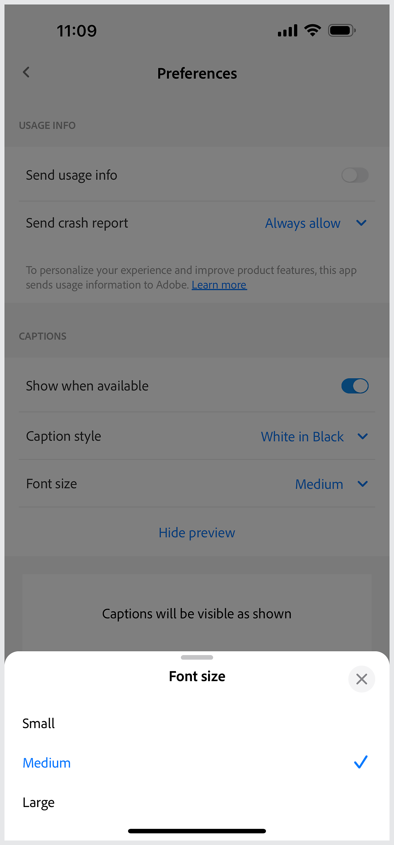 Switch profile and change preferences in the Adobe Connect mobile app Switch profile and change preferences in the Adobe Connect mobile app