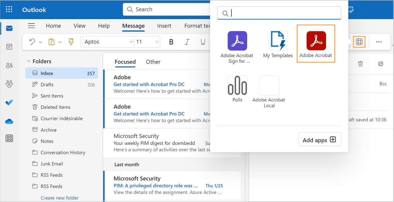 Adobe Acrobat for Microsoft Outlook: User Guide