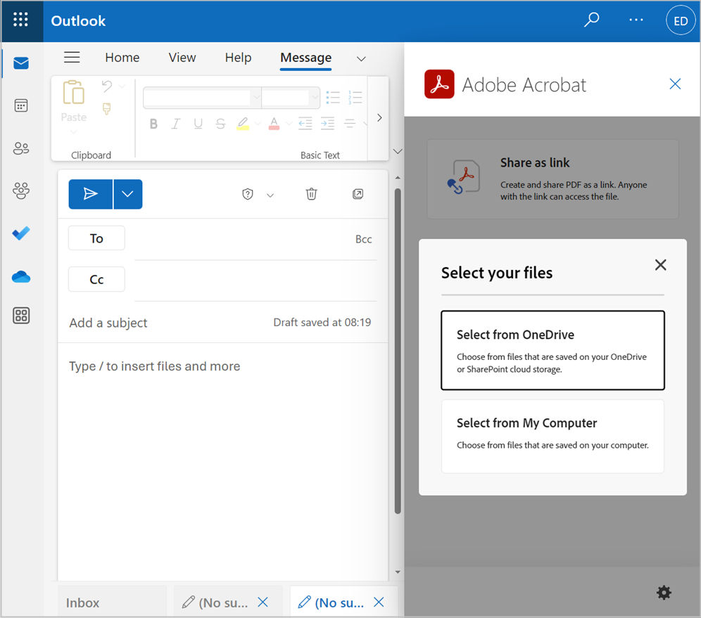 Adobe Acrobat for Microsoft Outlook: User Guide
