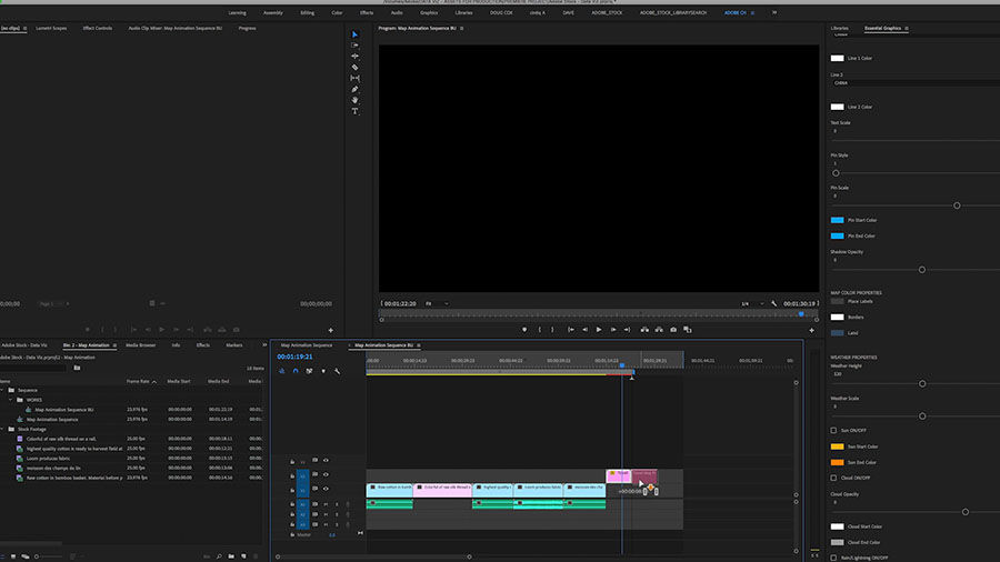 Create an animated map