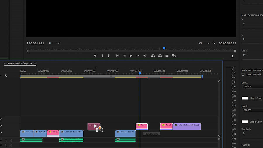 Create an animated map