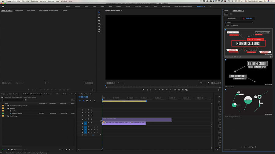 Create an animated product callout