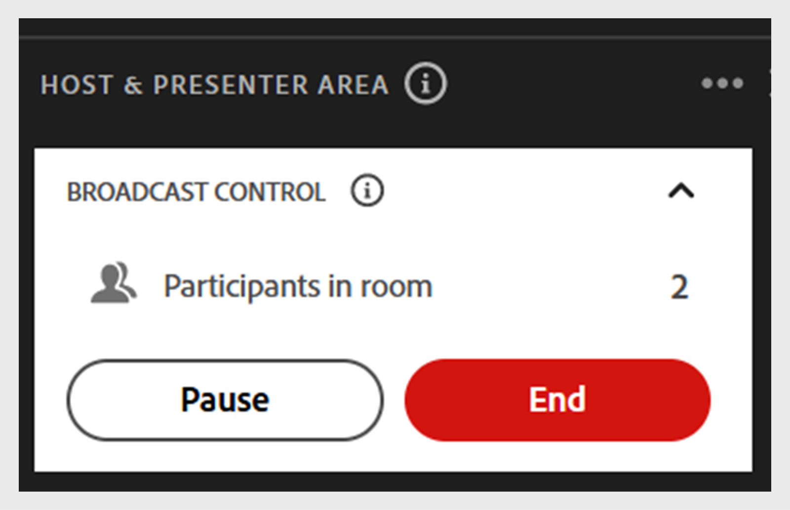 Host & Presenter Area or Backstage for Adobe Connect meeting