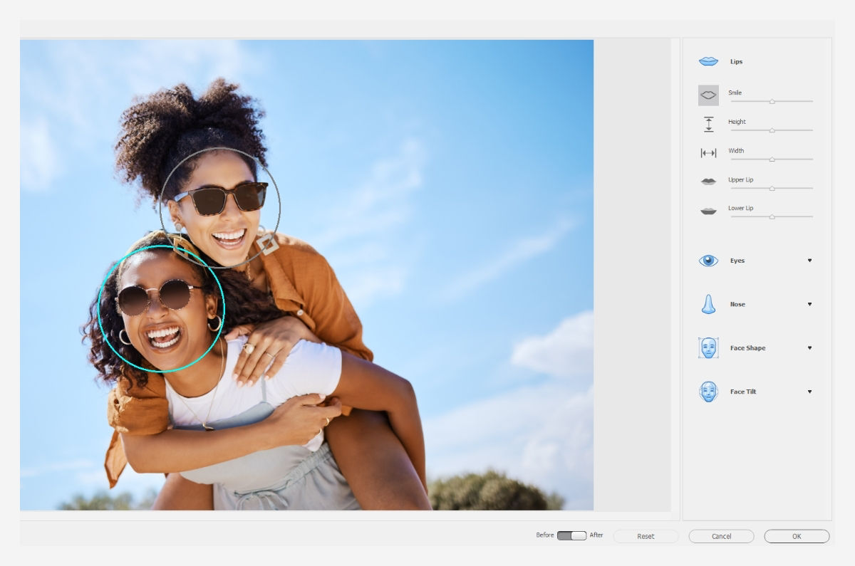 Retouch and correct photos in Photoshop Elements