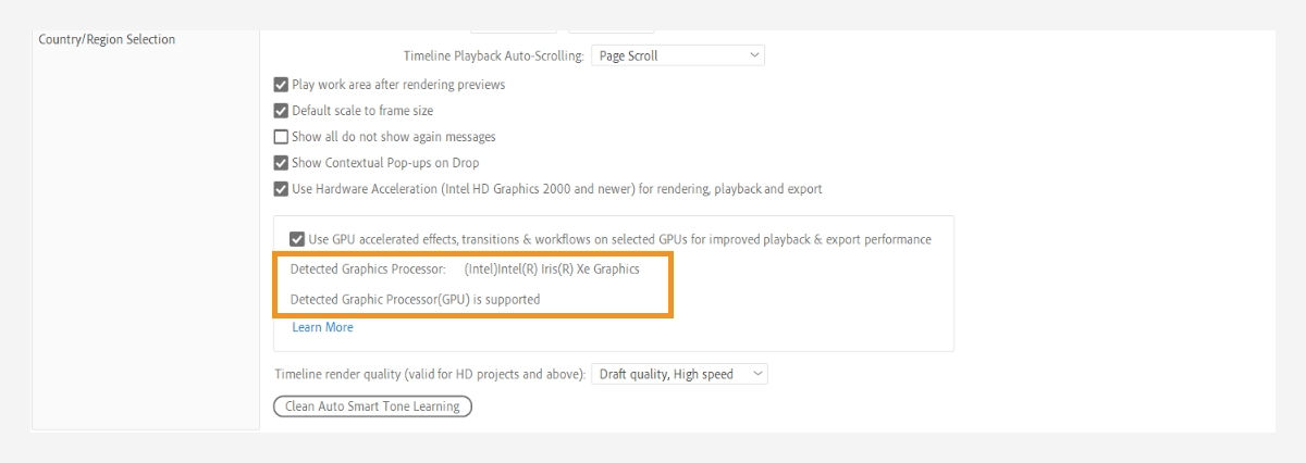 GPU accelerated rendering