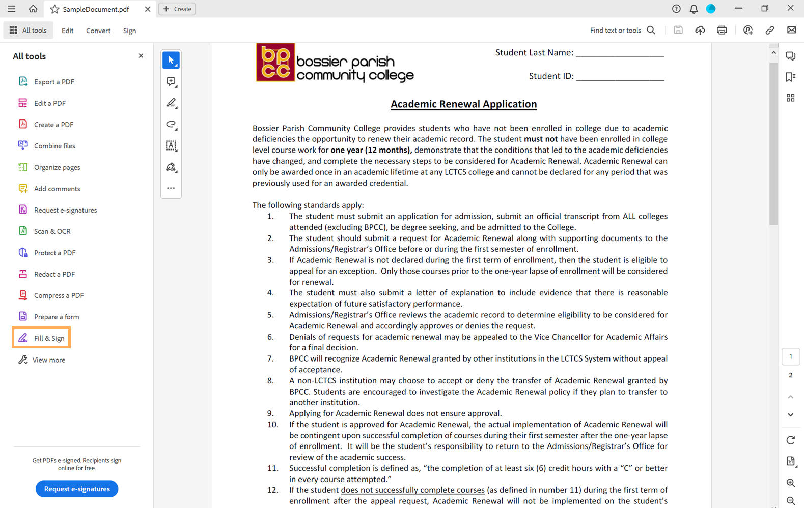 How to sign PDF with Acrobat DC Fill & Sign