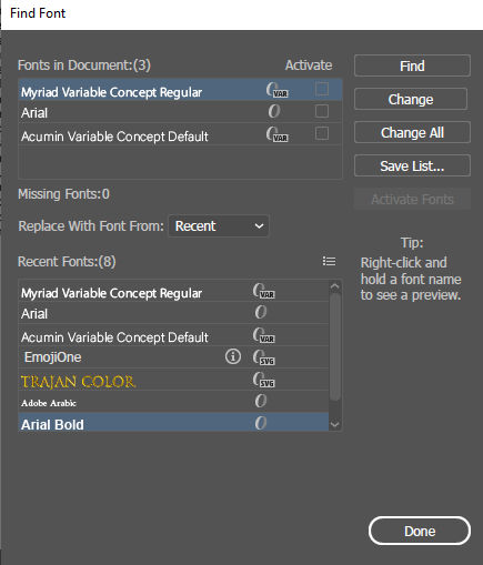Fonts For Illustrator