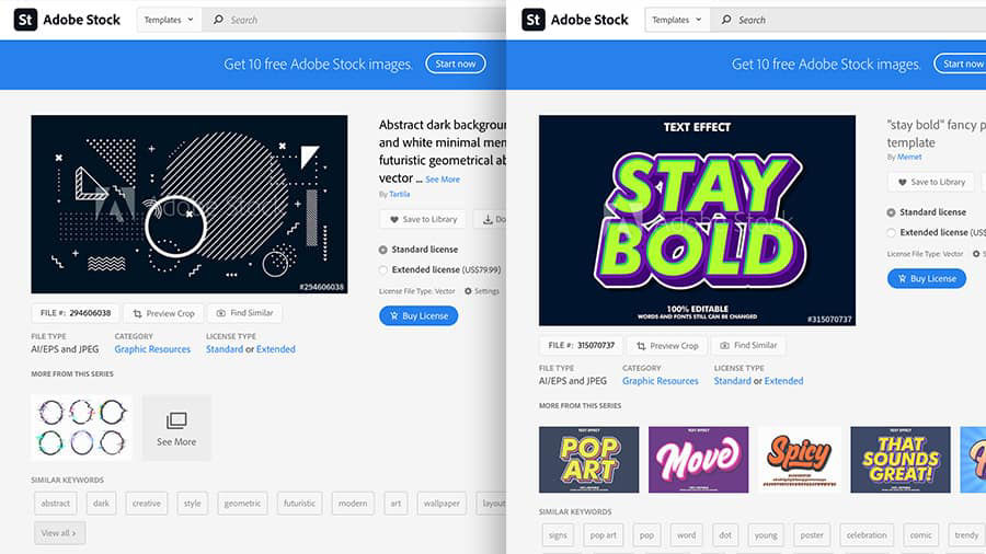 How to make branded mockup designs using Adobe Stock assets