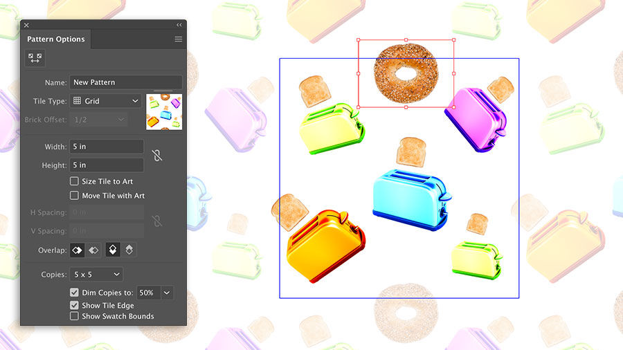 How to make a pattern background photo for your mobile device