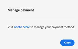 Update credit card and billing address