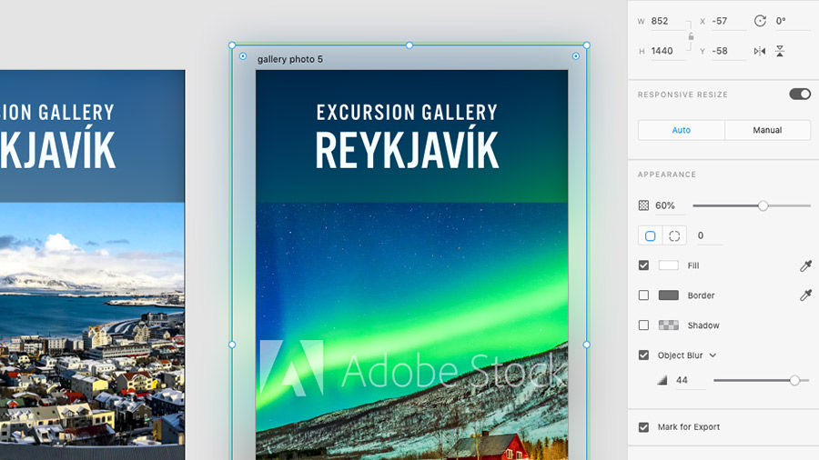 How to create a mobile image gallery