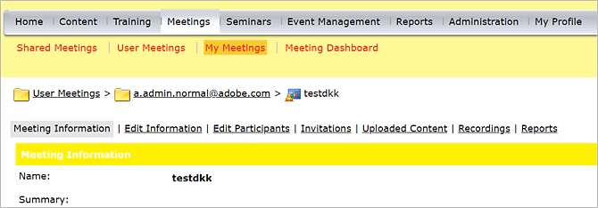 Record and play back Adobe Connect meetings Record and play back Adobe Connect meetings