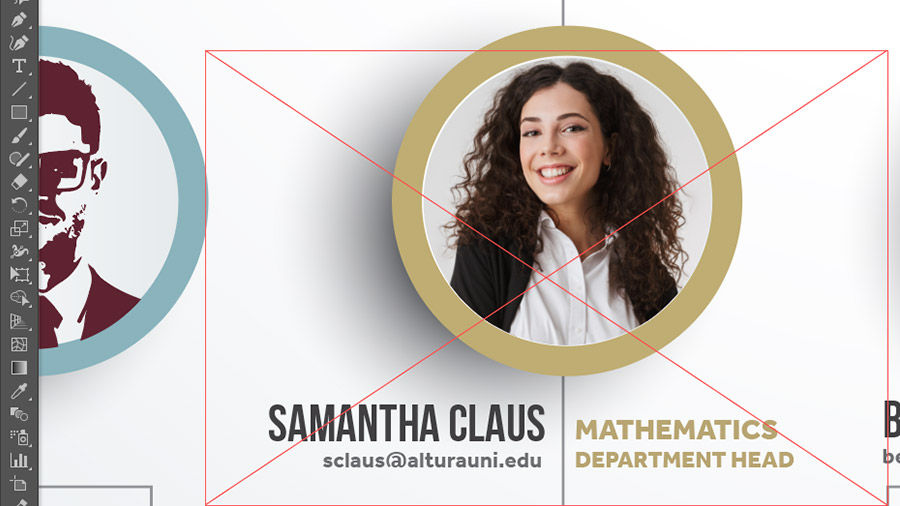 Create org chart with template