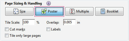 Print PDFs in Acrobat Reader