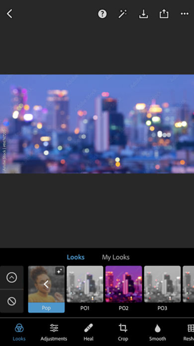 Get started with Photoshop Express iOS