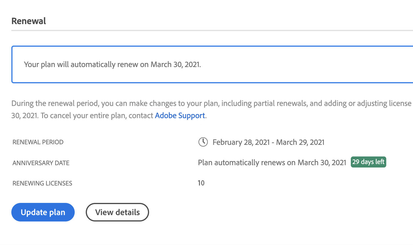Learn how you can cancel your Creative Cloud for teams membership
