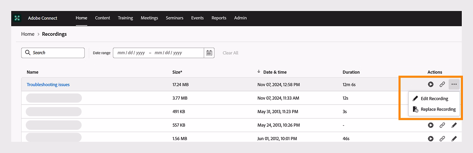 Record and play back Adobe Connect meetings Record and play back Adobe Connect meetings
