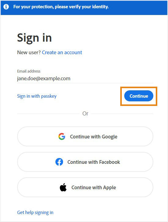 Resolve errors that occur when you sign in to your Adobe account with ...
