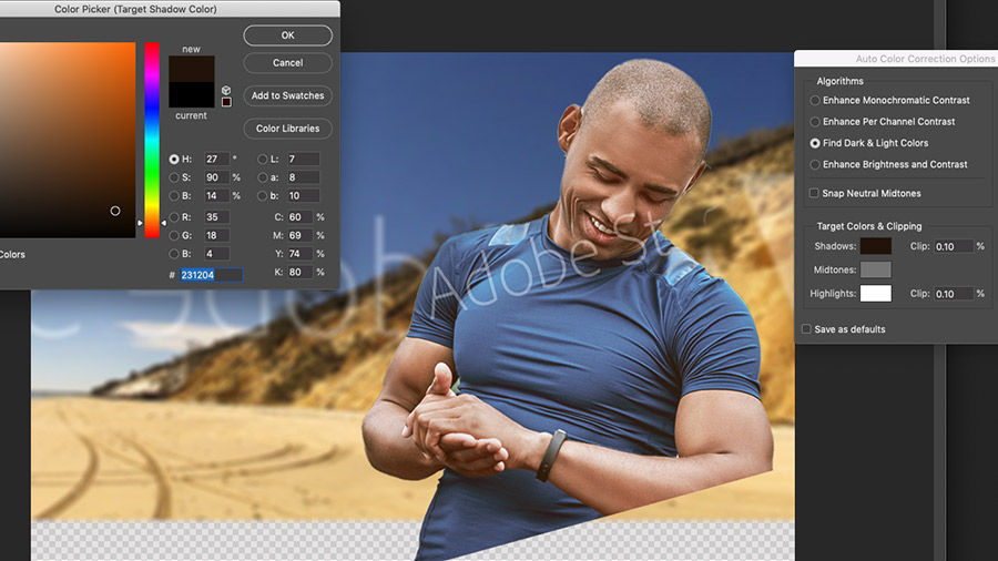 How to create a photo composite with stock images