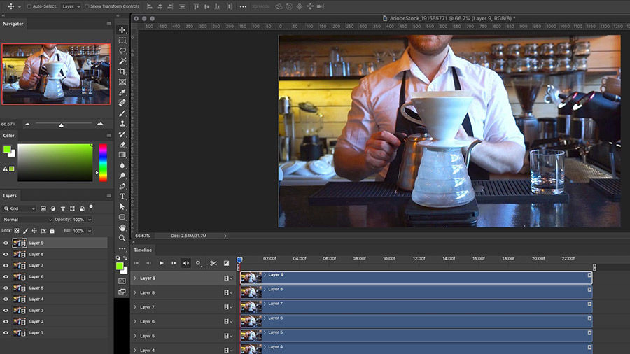 Stop-action animation with Adobe Stock and Photoshop