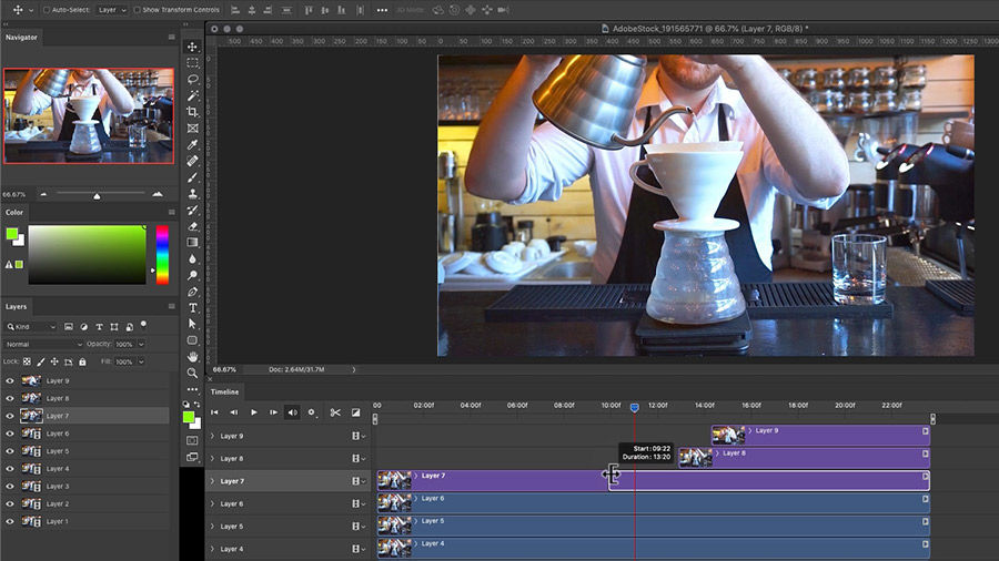 Stop-action animation with Adobe Stock and Photoshop