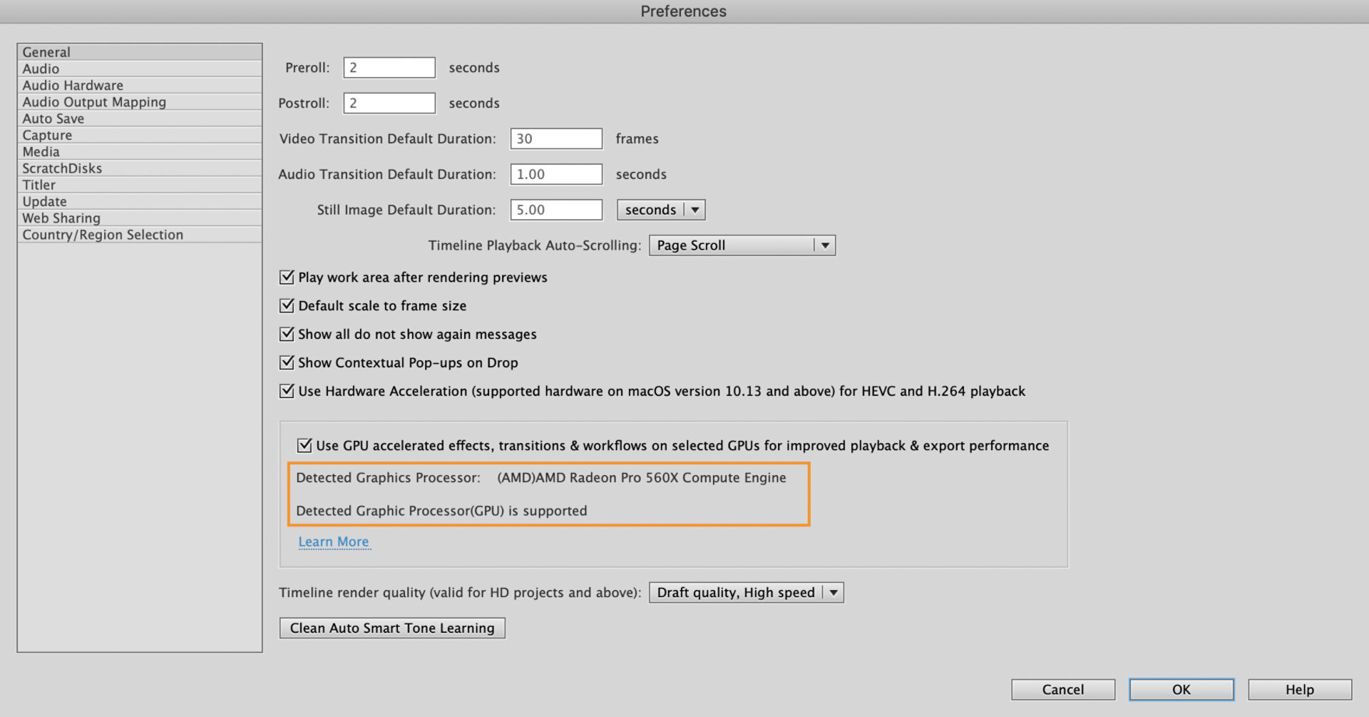 GPU accelerated rendering