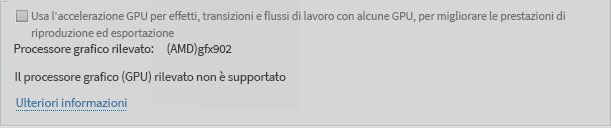 Rendering con accelerazione GPU
