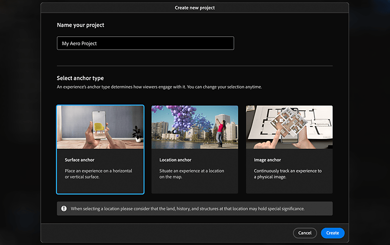 Feature summary | Adobe Aero (November 2023 release) Feature summary | Adobe Aero (November 2023 release)