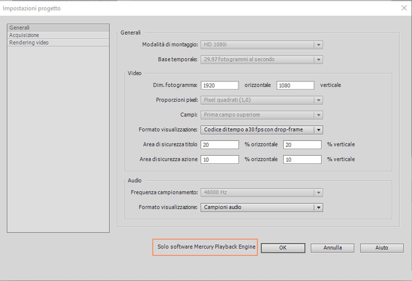 Rendering con accelerazione GPU