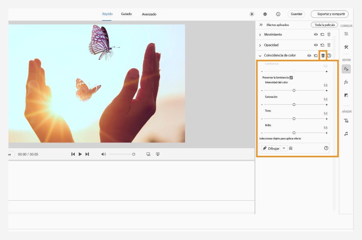 Coincidencia de color