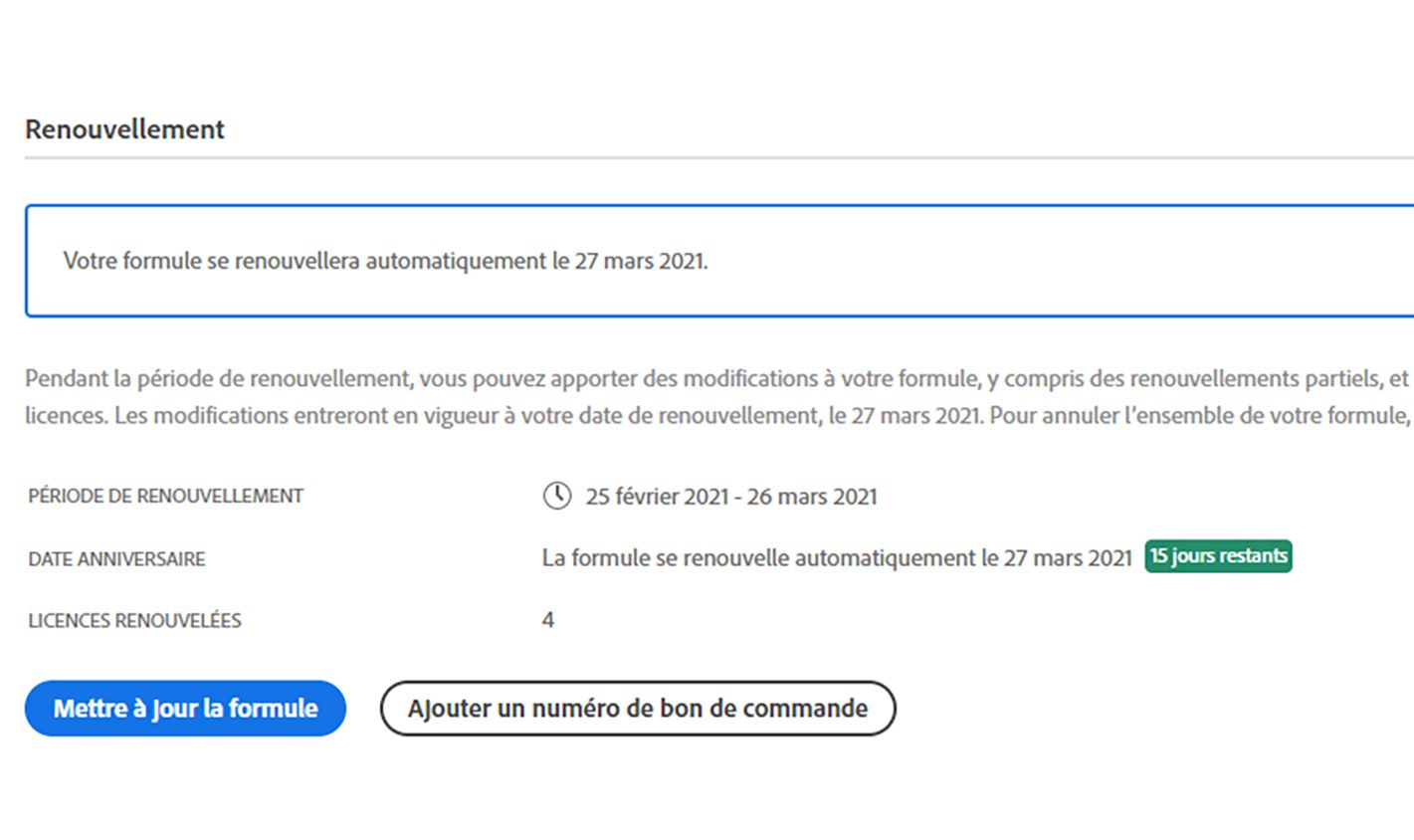 Découvrez comment vous pouvez résilier votre formule Creative Cloud ...